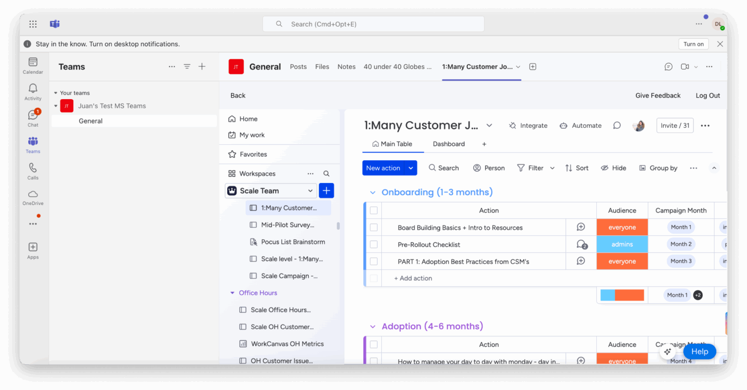 Microsoft Teams Integration with Monday.com: A Game Changer